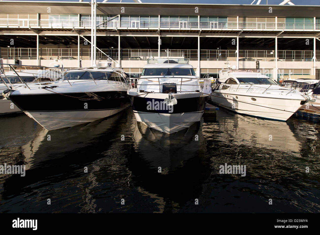 London, UK. 12th January 2012. The London Boat Show at Excel Stock ...