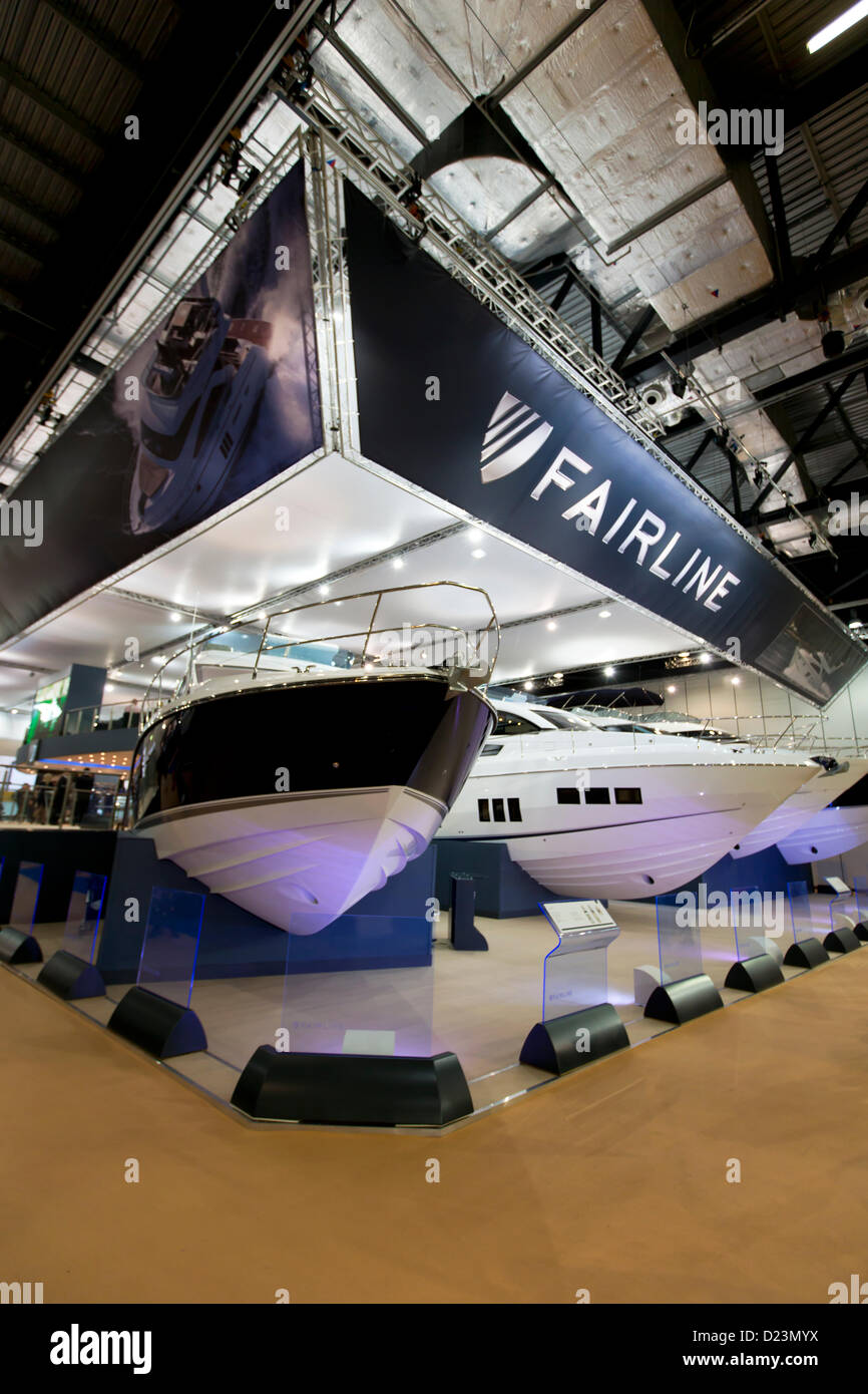 London, UK. 12th January 2012. The London Boat Show at Excel Stock ...