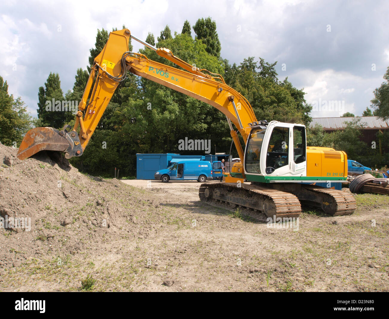 construction plant vehicles trucks Stock Photo - Alamy