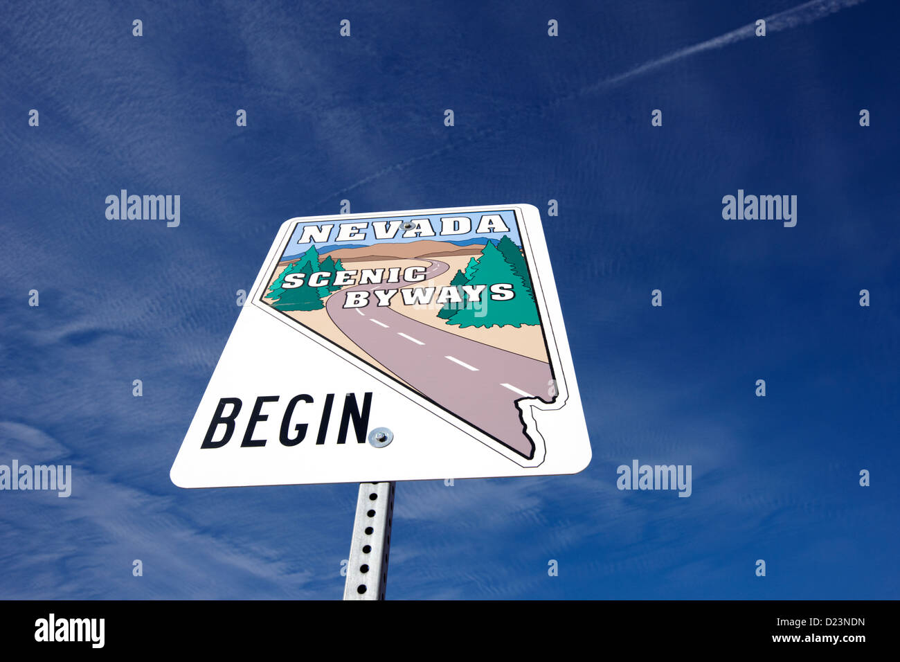 State scenic byway sign hi-res stock photography and images - Alamy
