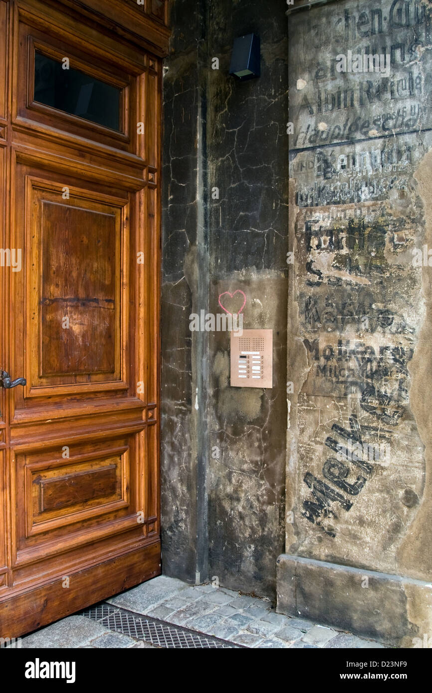 Berlin, Germany, ancient inscriptions on a house Stock Photo - Alamy