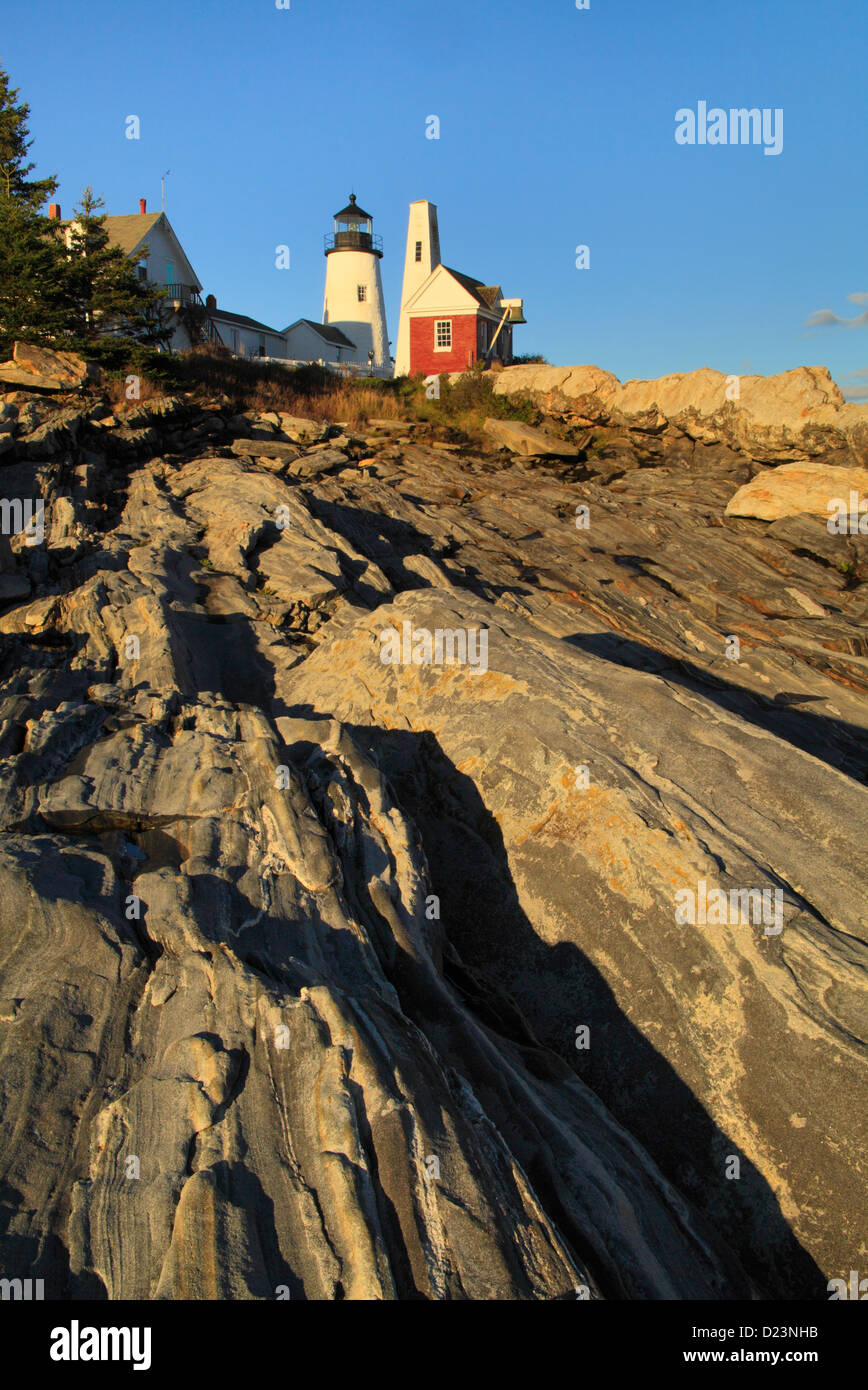 Pemaquid Point, Lighthouse, Pemaquid Lighthouse Park, New Harbor, Maine ...