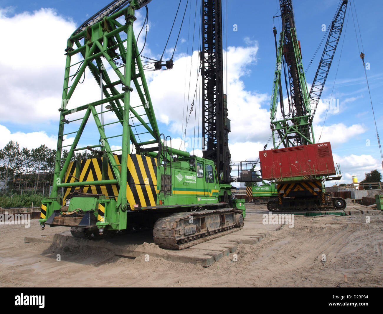 construction plant vehicles trucks Stock Photo - Alamy