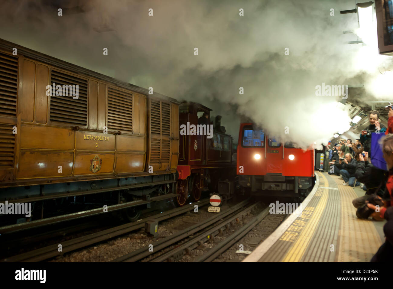 Train passes underground tube railway hi-res stock photography and ...