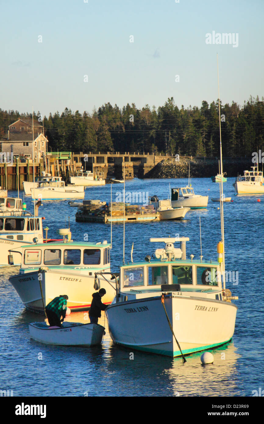 Carvers Harbor, Vinalhaven, Maine, USA Stock Photo - Alamy