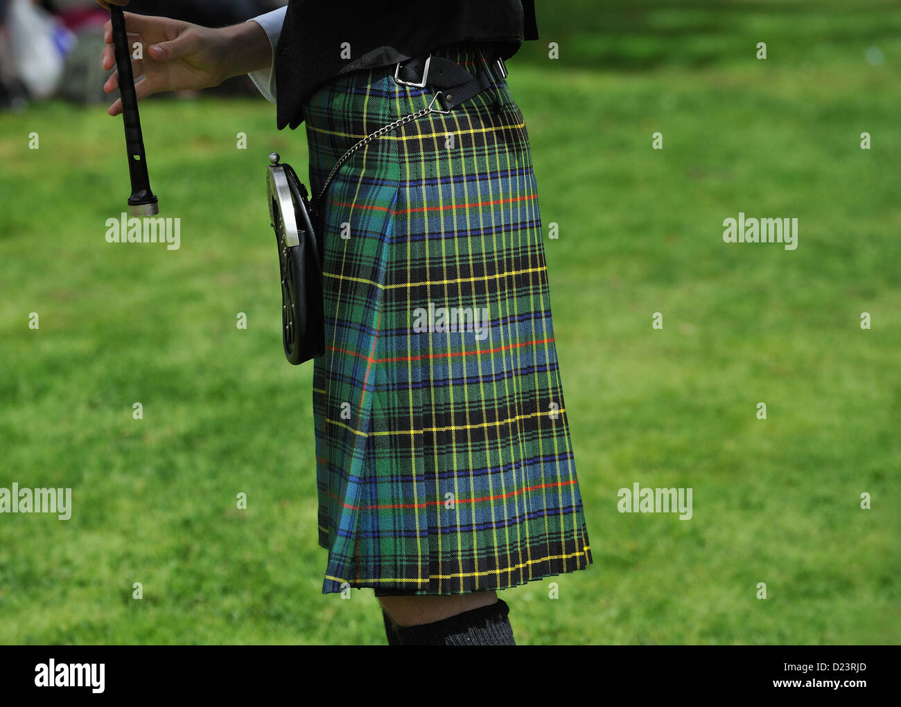 Piping competition kilt hi-res stock photography and images - Alamy