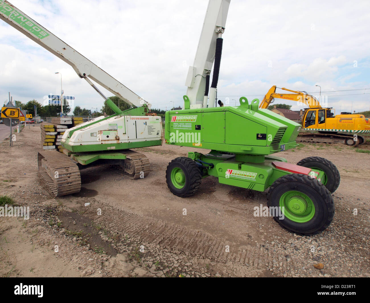 construction plant vehicles trucks Stock Photo - Alamy