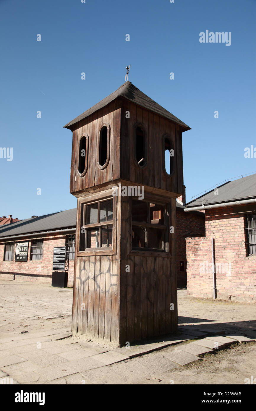 Watch Tower, Auschwitz Concentration Camp, Poland Stock Photo - Alamy