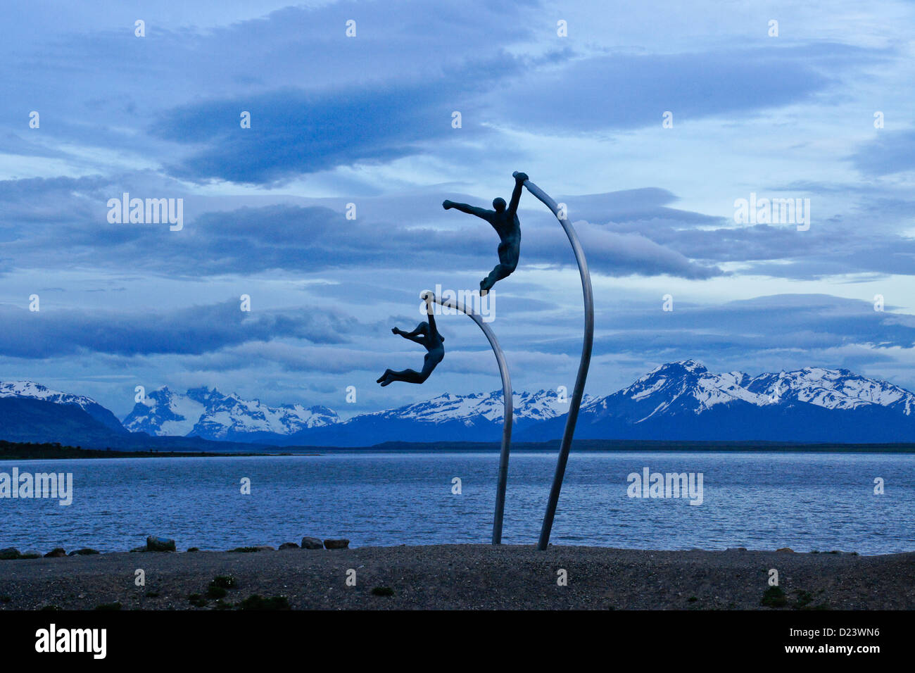 Wind monument (Amor al Viento) at Seno Ultima Esperanza (Last Hope ...