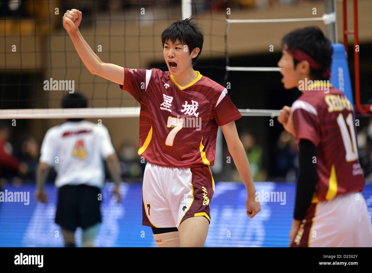 Saitama, Japan. 13th January 2013. Yuki Ishikawa (Seijoh Hight School ...