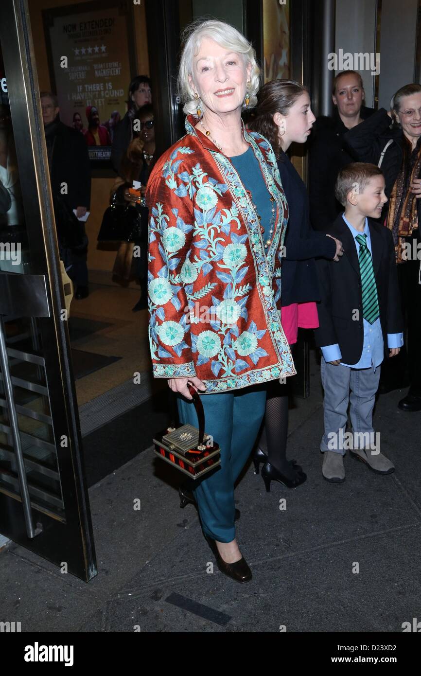 New York, USA. 13th January 2013. Jane Alexander at arrivals for PICNIC ...