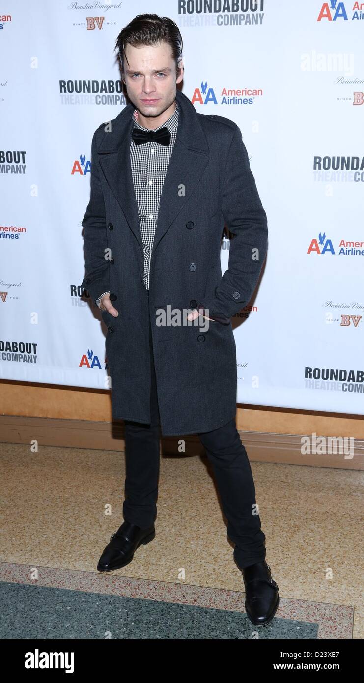 New York, USA. 13th January 2013. Sebastian Stan at arrivals for PICNIC ...