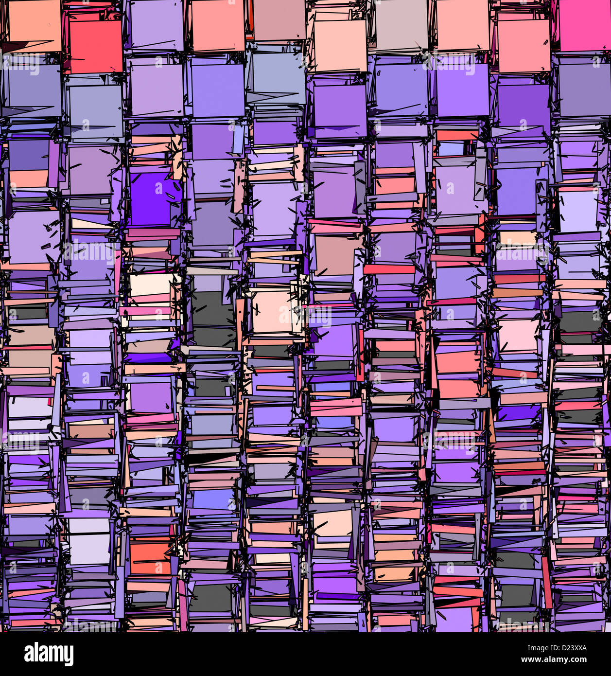 abstract fragmented backdrop pattern in purple pink gray Stock Photo ...