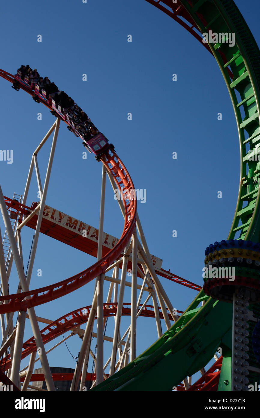 Steep roller coaster hi-res stock photography and images - Alamy
