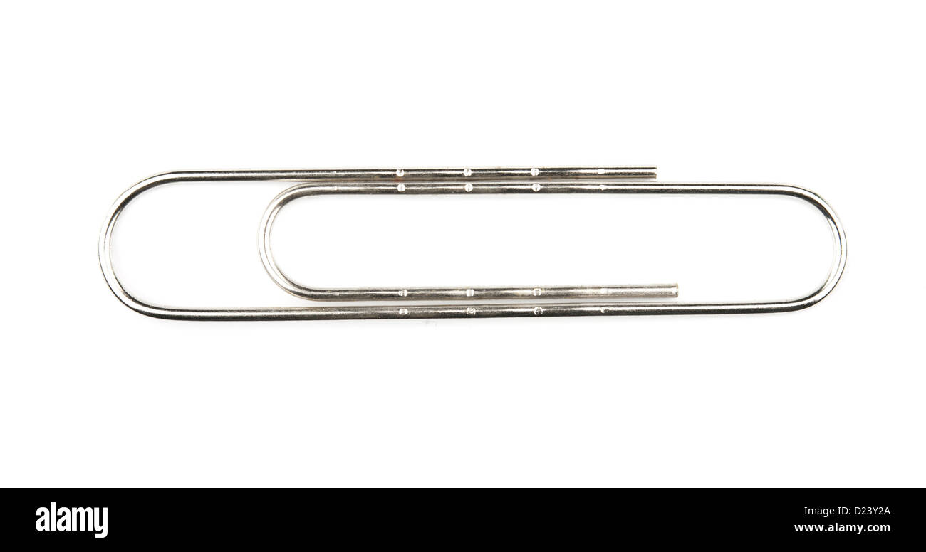 writing paper clip isolated on a white background Stock Photo - Alamy