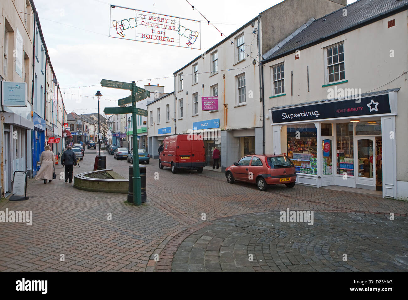 Market street holyhead hi-res stock photography and images - Alamy
