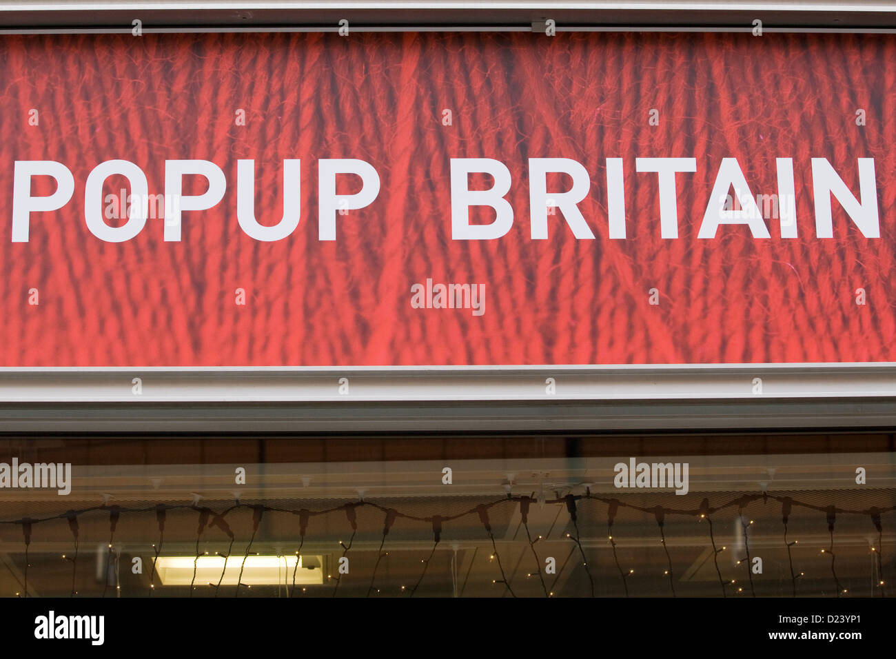 Pop Up Britain Shop in London England Stock Photo - Alamy