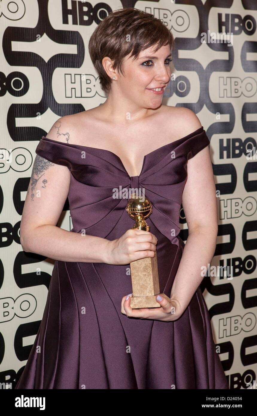 Beverly Hills, California, USA. 13th January 2013. Lena Dunham at ...