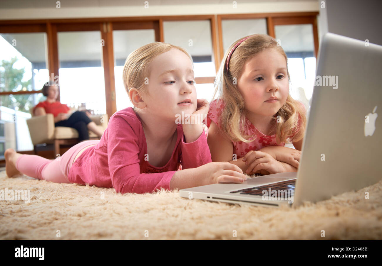 Australia child playing computer hi-res stock photography and images ...