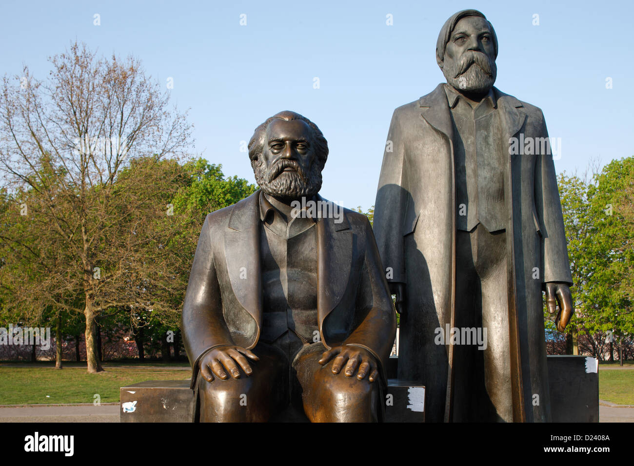Berlin, Germany, the Marx-Engels-Forum Stock Photo - Alamy