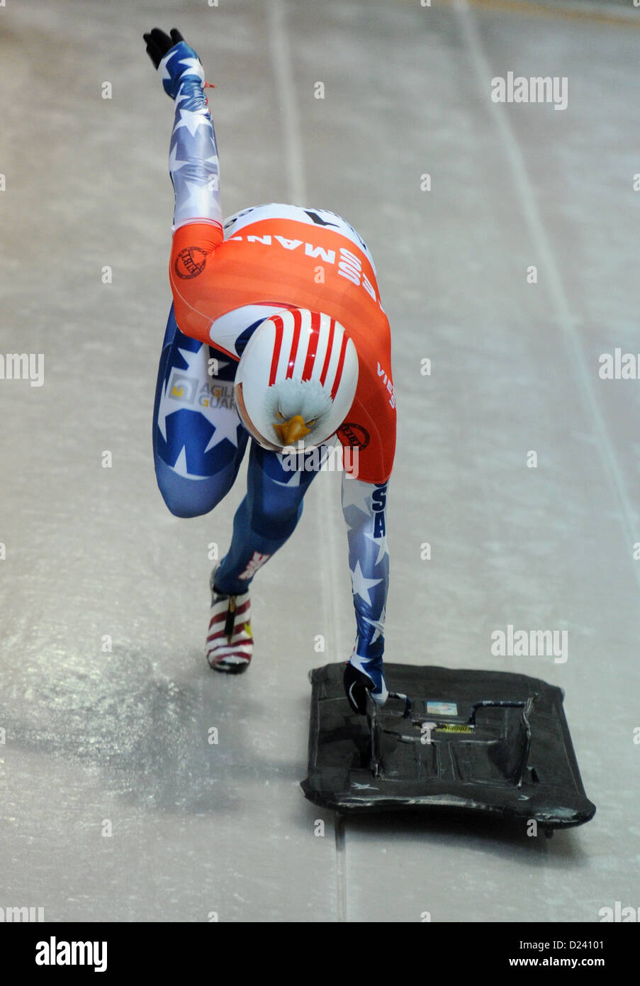 Skeleton Olympics Crash