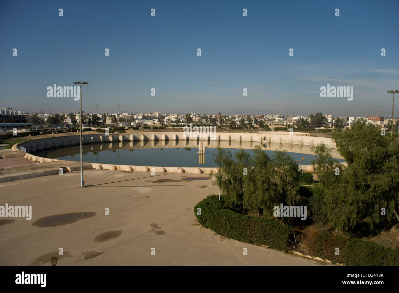 The Aghlabid basins in Kairouan, Tunisia, giant cisterns built in the ...