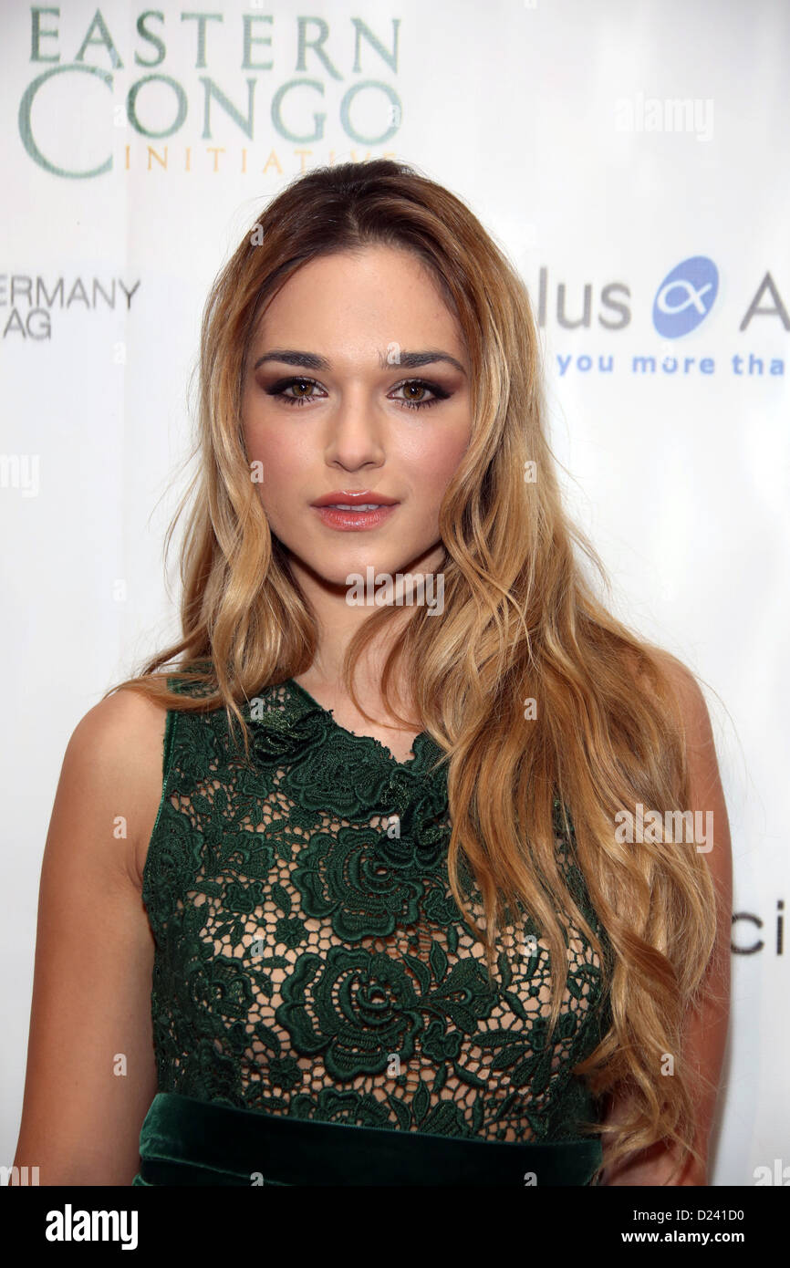 Actress Emanuela Postacchini arrives at the Cinema For Peace Foundation ...