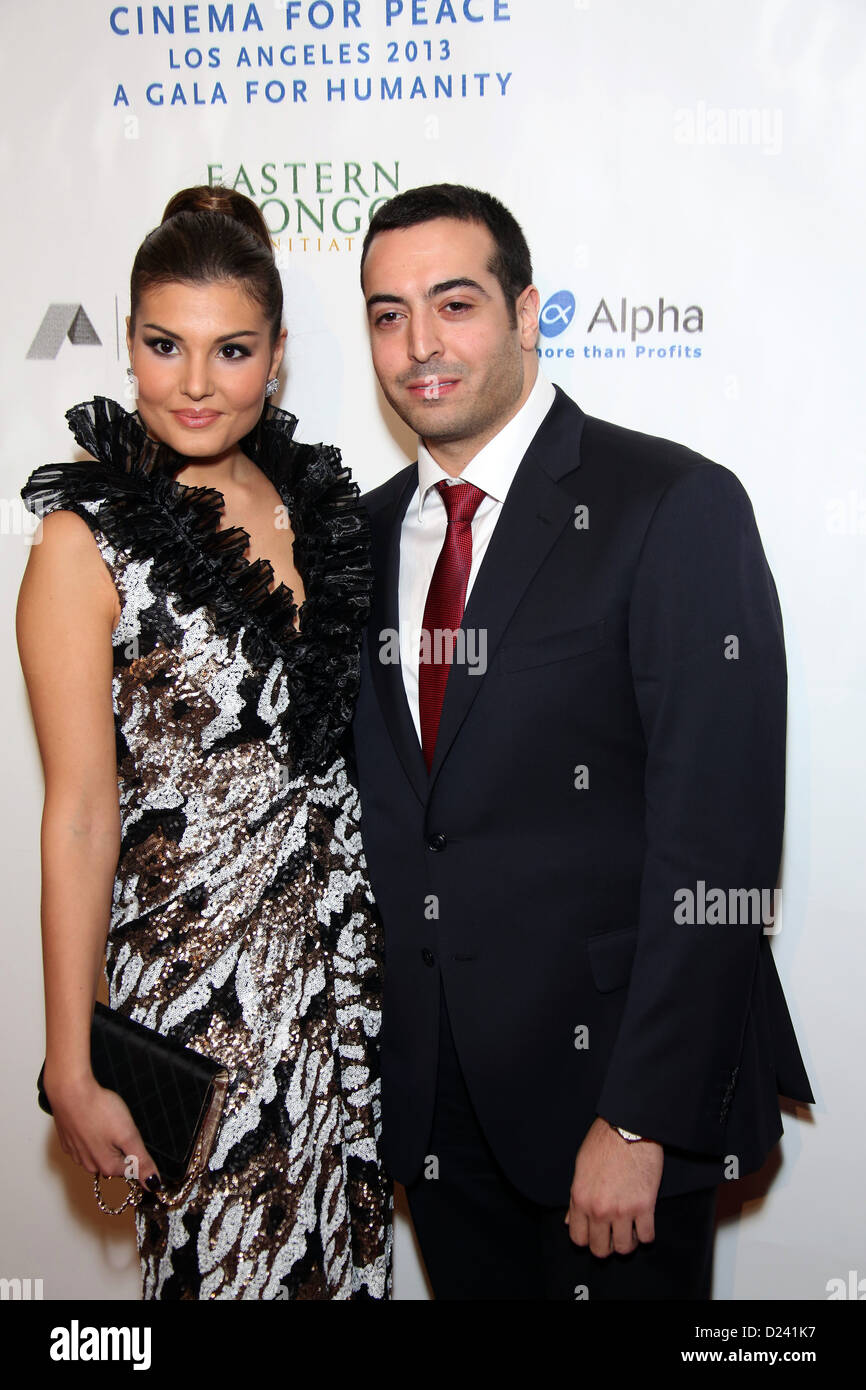 Mohammed Al Turki, a Saudi producer, and guest arrive at the Cinema For ...