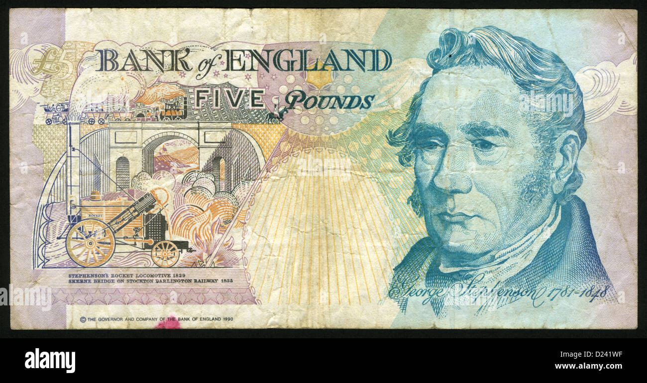 Old five pound note hi-res stock photography and images - Alamy