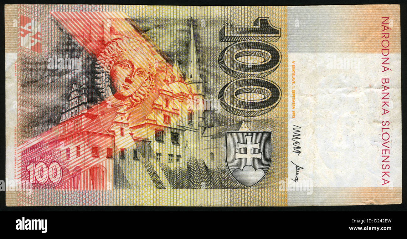 Banknote of slovakia hi-res stock photography and images - Alamy