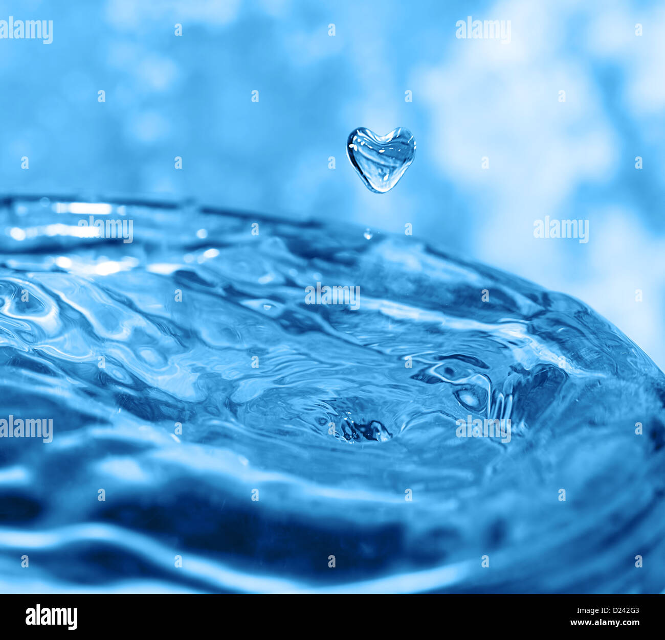 Heart Water Splash High Resolution Stock Photography and Images - Alamy