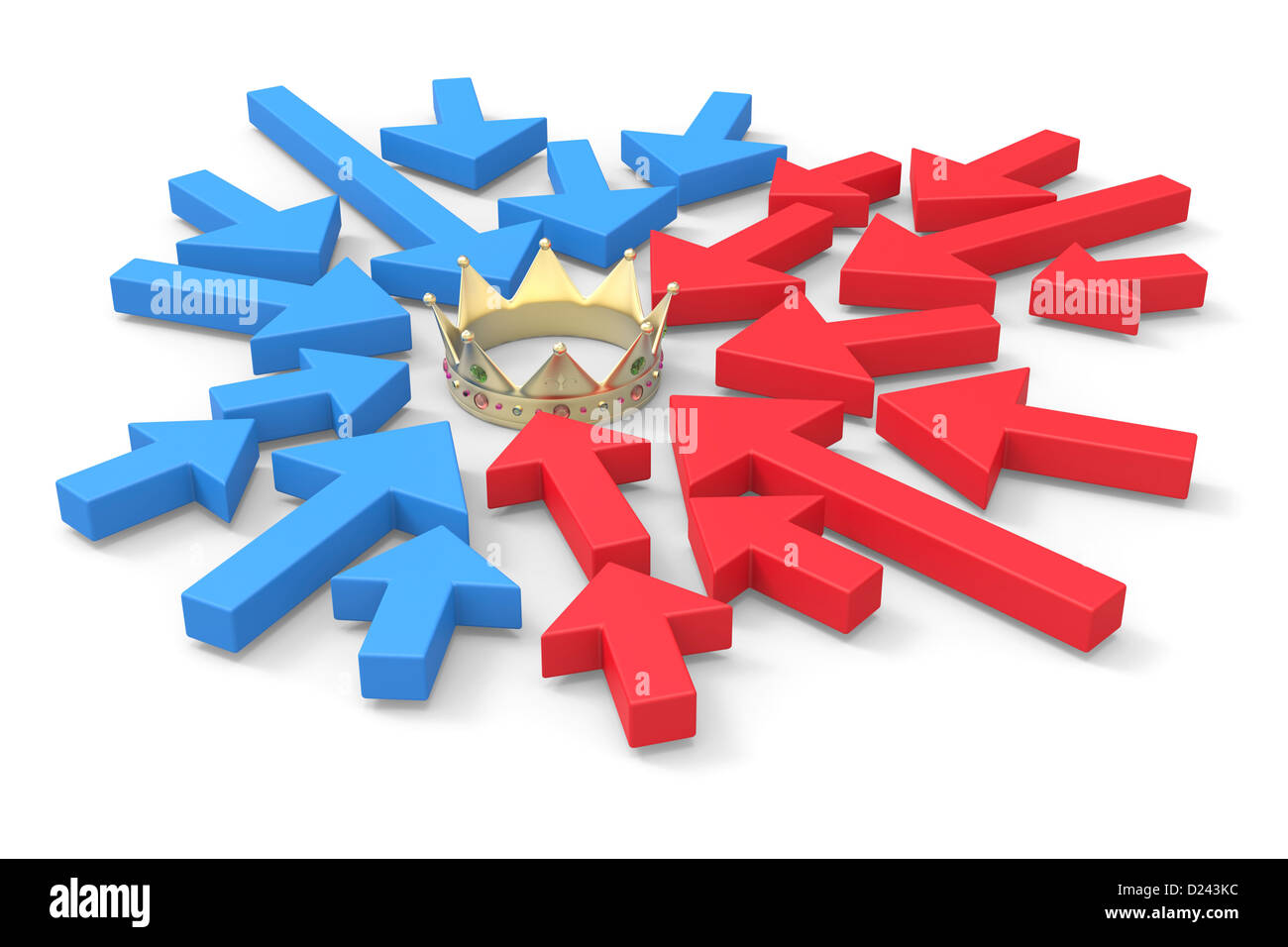 Crown and arrows hi-res stock photography and images - Alamy