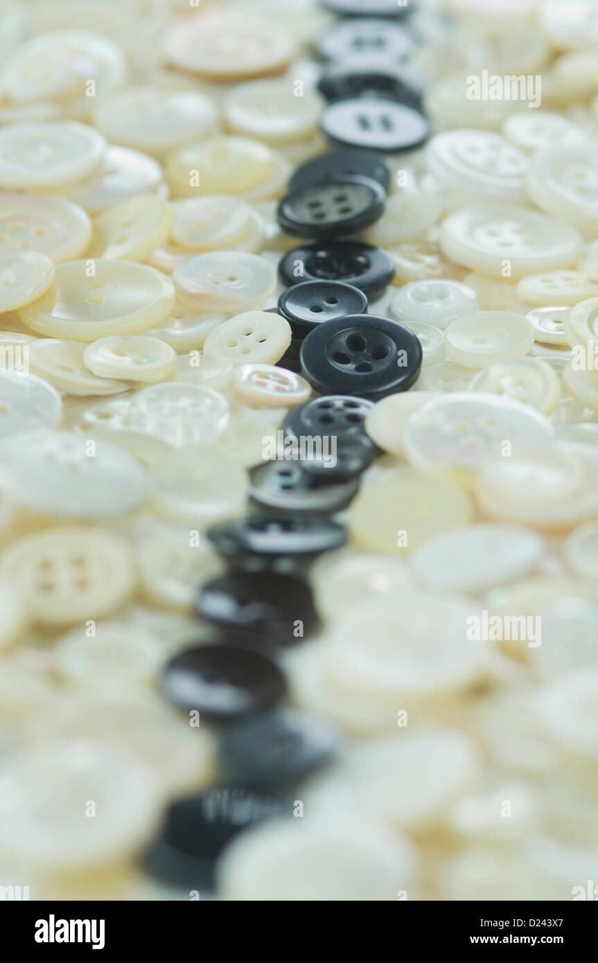Variety of buttons, close up Stock Photo - Alamy