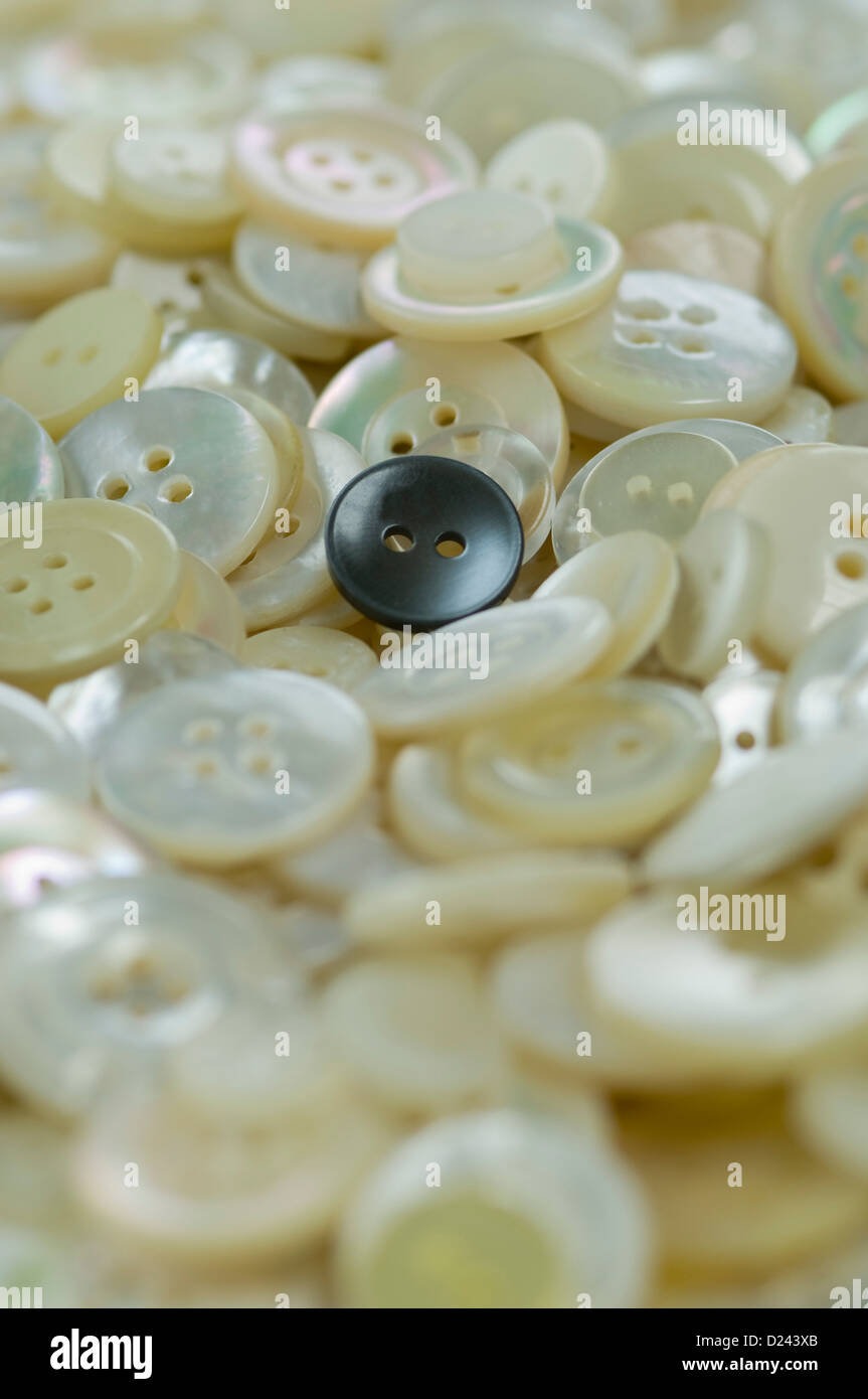 Variety of buttons, close up Stock Photo - Alamy