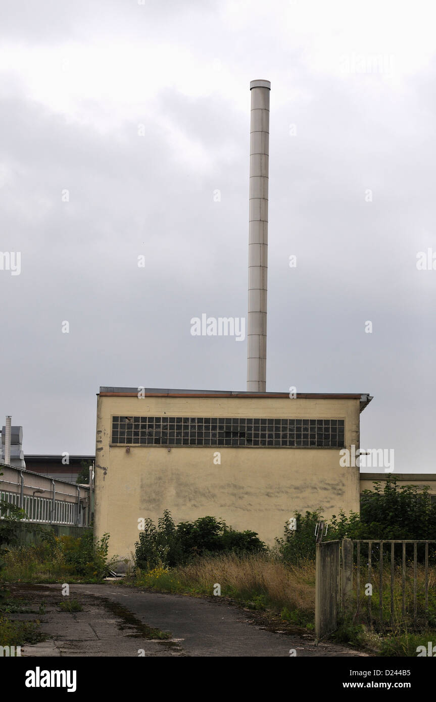 Germany, Bavaria, View of factory building with chimney Stock Photo - Alamy