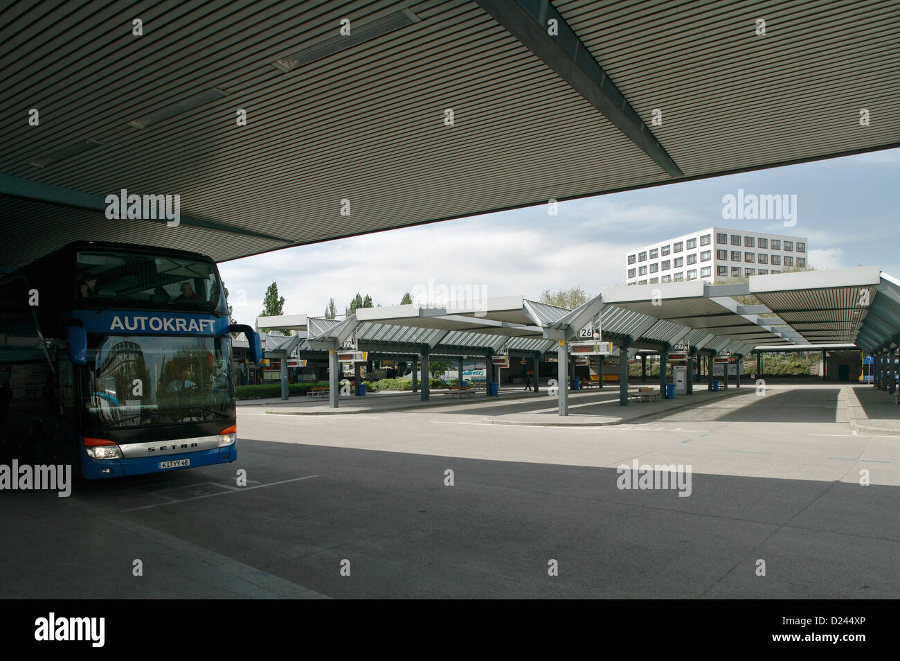 Berlin, Germany, bus station, Central Bus Station Stock Photo - Alamy