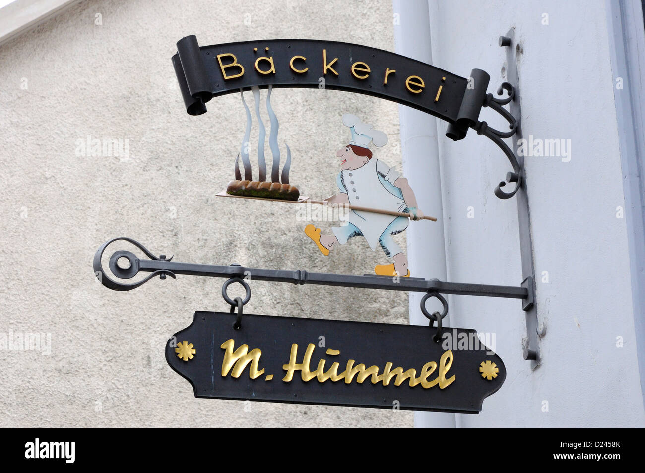 German baker sign hi-res stock photography and images - Alamy