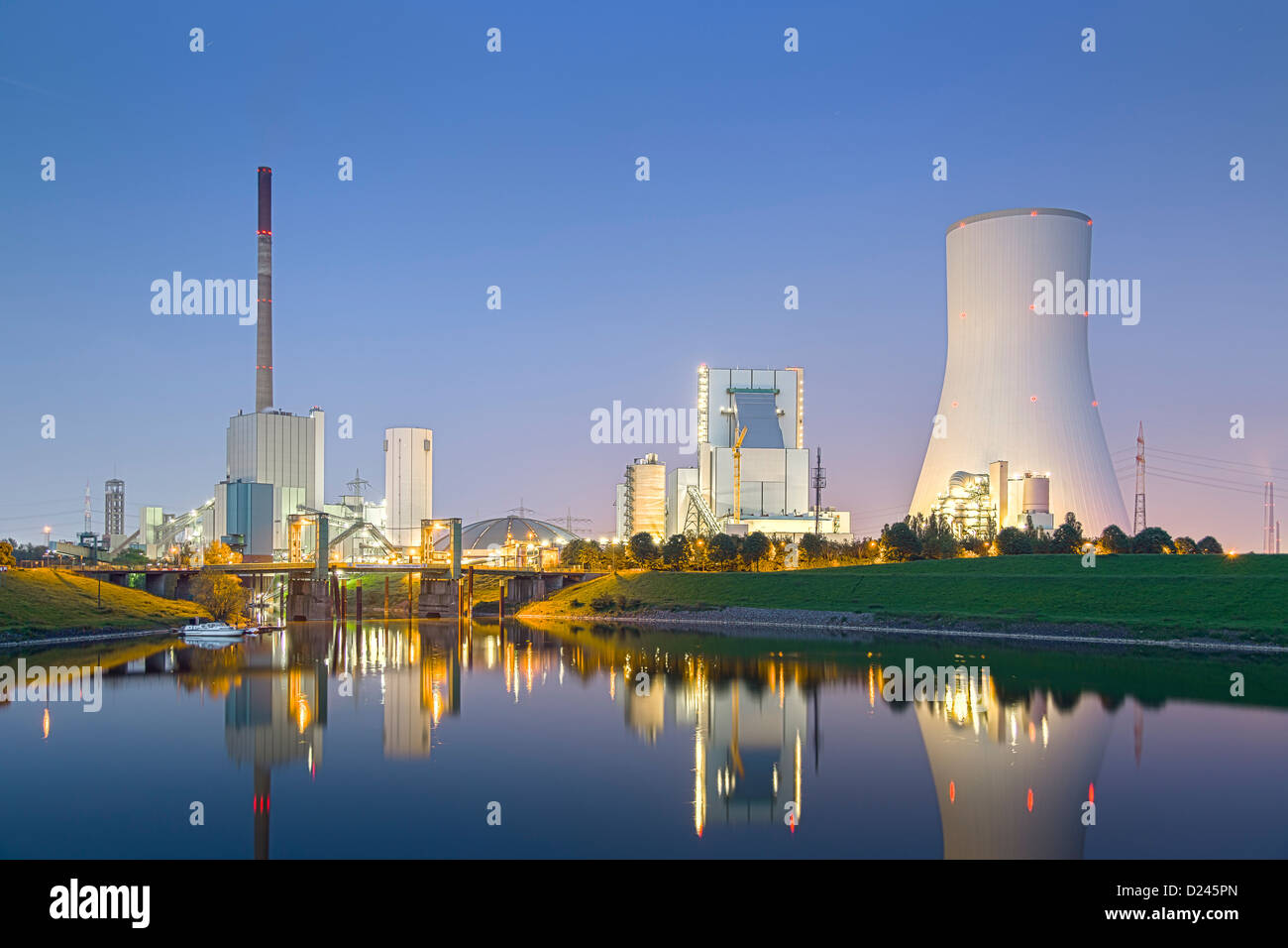 Germany, View of coal power plant Stock Photo - Alamy