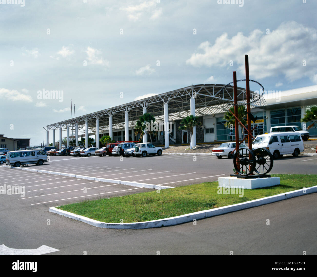 St Kitts Bradshaw Airport Main Terminal Building Stock Photo - Alamy