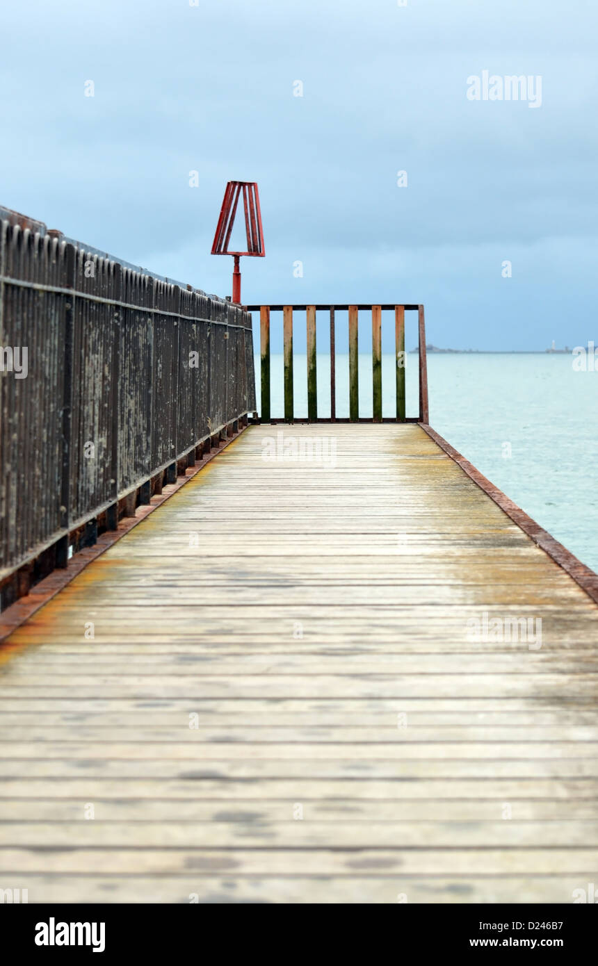 A Small Pier Stock Photo - Alamy