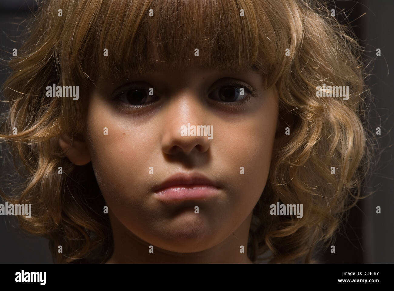 serious girl portrait Stock Photo - Alamy