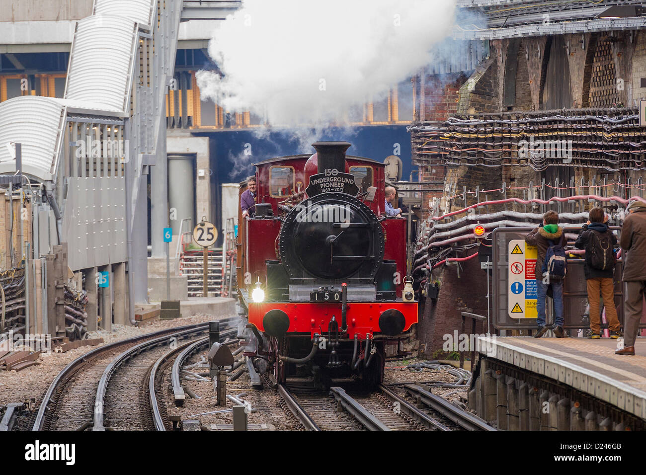 London underground steam hi-res stock photography and images - Alamy