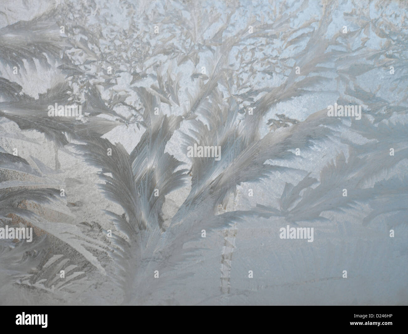 Ice on Glass Stock Photo - Alamy