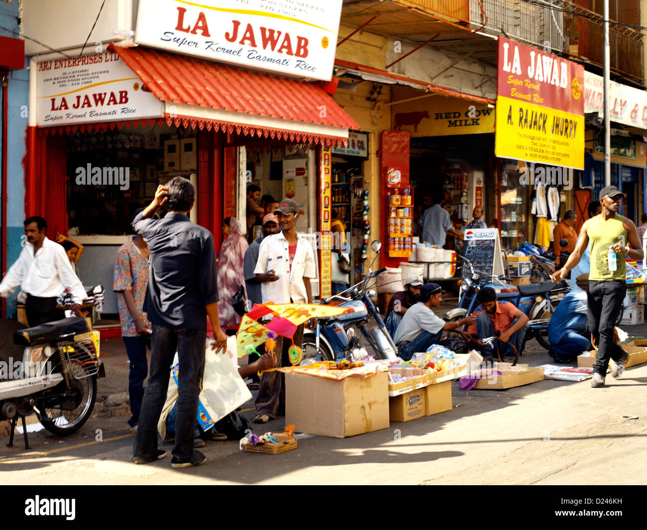 Port Louis Mauritius Street Market Stock Photo - Alamy