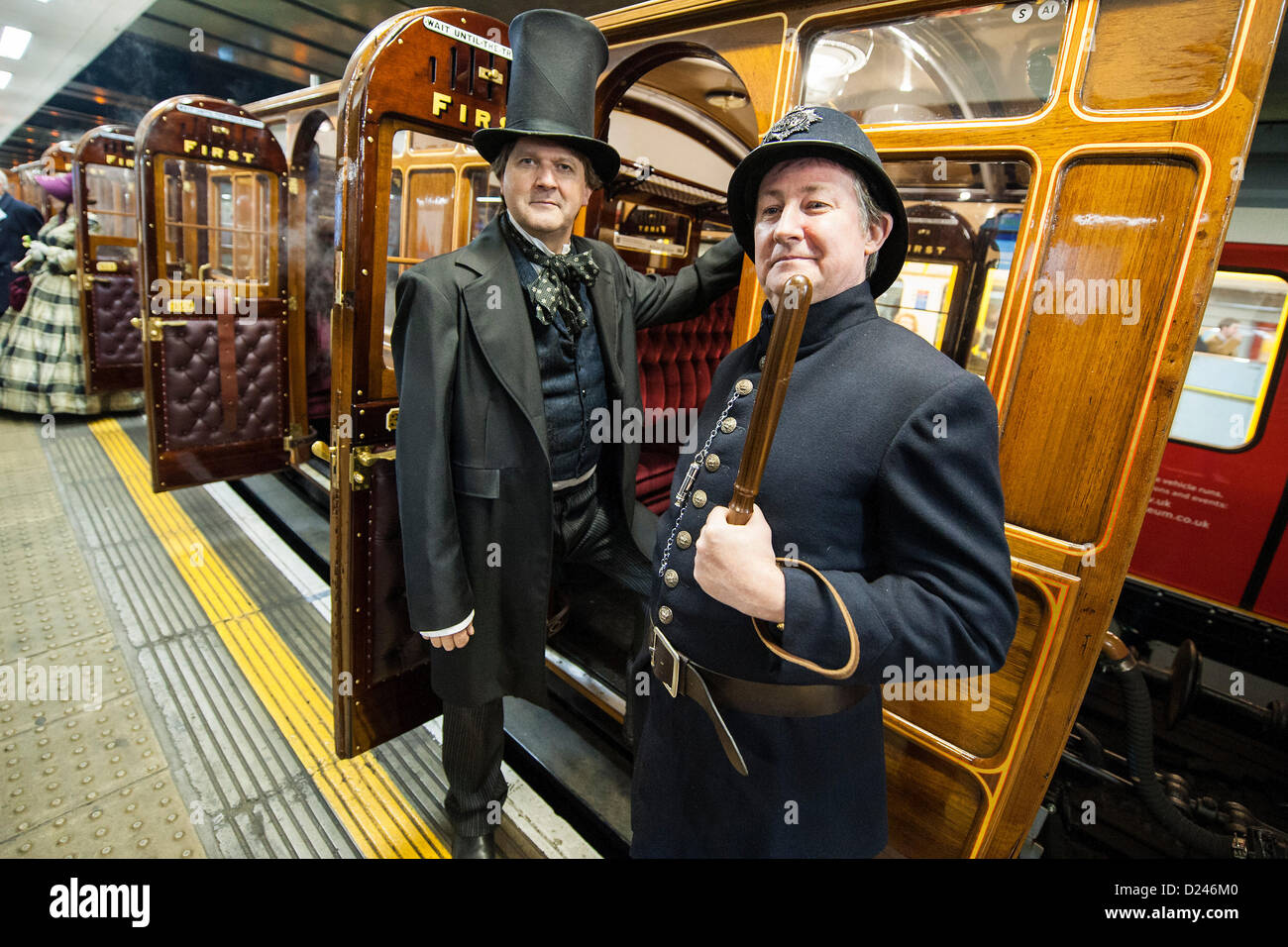 Victorian london underground carriages hi-res stock photography and ...