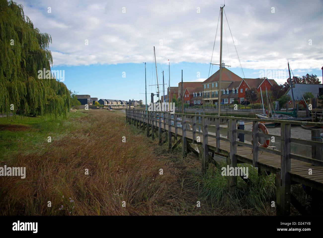 Faversham Kent River Harbour Harbor UK Stock Photo - Alamy
