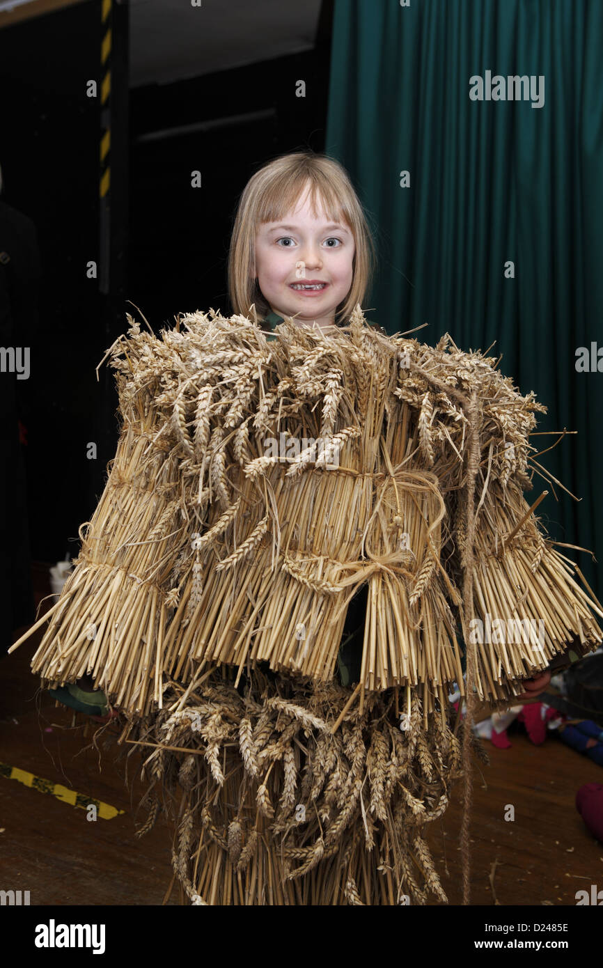 The traditional annual Whittlesea Straw Bear Festival held in January ...