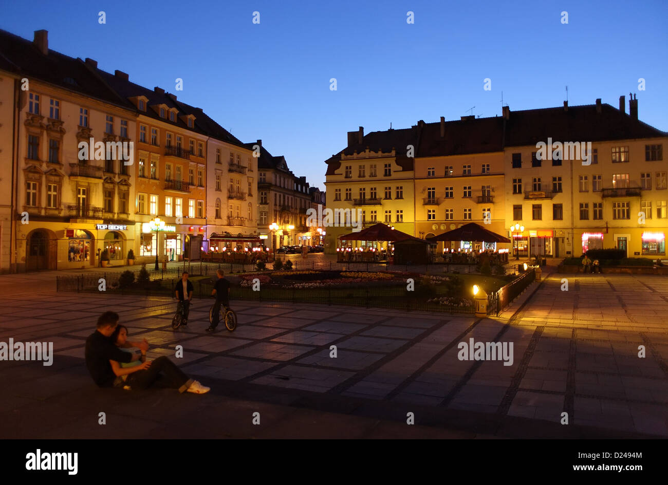 Kalisz, Poland, at the market place Stock Photo - Alamy
