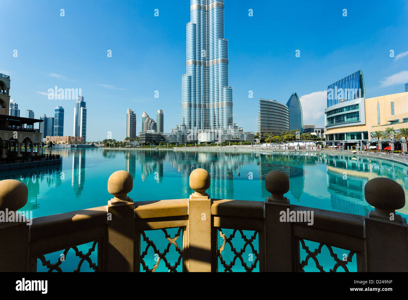 Burj Khalifa, tallest building in the world - Downtown Dubai in the ...