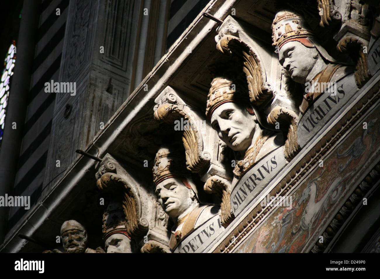 Busts of ancient Italian religious figures Stock Photo - Alamy